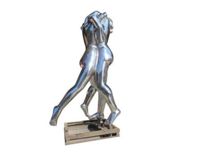 China Modern Art Forged Stainless Steel Hand Sculpture Mirror Polished Custom Size for sale