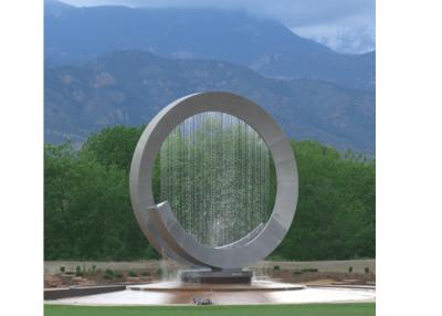 China 250cm Height Outdoor 316 Stainless Steel Water Feature Fountain Garden Decoration for sale