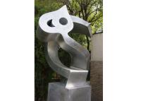 China Custom Stainless Steel Arabic Calligraphy Sculpture Outdoor Decoration 1pc for sale