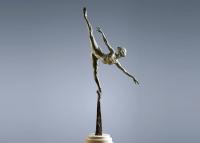 China Modern Outdoor Public Decorative Ballerina Woman Bronze Statue 250cm Height Antique Bronze for sale