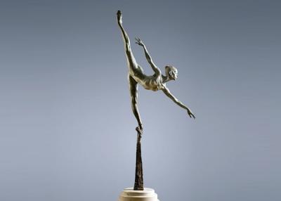 China Modern Outdoor Public Decorative Ballerina Woman Bronze Statue 250cm Height Antique Bronze for sale