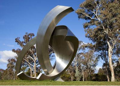 China Garden Large Modern Abstract Stainless Steel Decorative Sculpture for sale