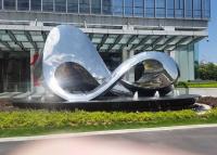 China Polished Stainless Steel 316 Outdoor Metal Sculpture 350 cm for City Square Decoration for sale