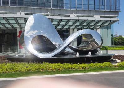 China Polished Stainless Steel 316 Outdoor Metal Sculpture 350 cm for City Square Decoration for sale