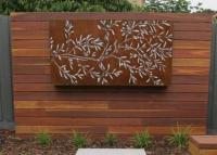China Modern Abstract Corten Steel Wall Sculpture - 1 Meter Height Rusty Finish Metal Art for Indoor Outdoor Decoration for sale