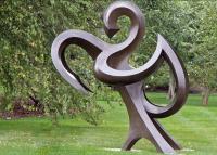 China Park Landscape Decorative Bronze Statues Polishing Finishing Various Sizes for sale