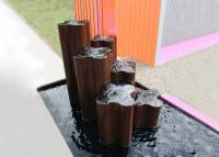 China Corten Steel Water Feature 145 cm Tall Weather Resistant Garden Decoration for sale