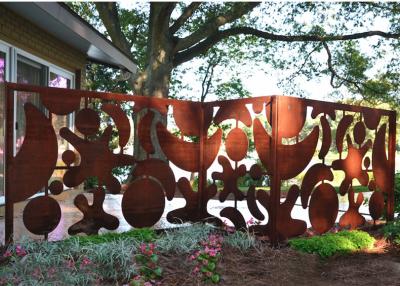 China Custom Corten Steel Metal Wall Art Sculpture for Outdoor Fence Decoration - 35 Day Delivery, Multiple Material Options for sale