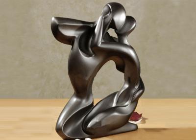 China Custom Size Bronze Kissing Love Couple Statue with Thermal Coloring Coating - 35 Day Delivery for sale