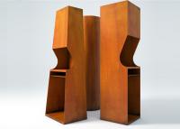 China Corten Steel Fire Pillar Outdoor Fire Pit - Custom Sizes Available with 25-Day Delivery and 1 PC MOQ for sale