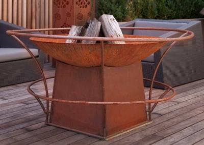 China Corten Steel Outdoor Fire Pit Bowl - Custom Sizes Available with 25 Day Delivery and 10 Piece MOQ for sale