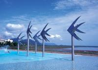 China Custom Size Stainless Steel Sea Fish Water Feature Sculpture for Commercial Pools & Landscapes - 35 Day Delivery for sale