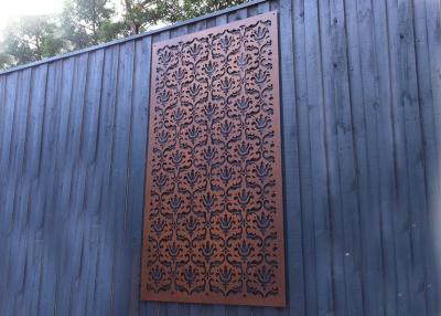 China Chinese Style Metal Wall Sculpture with Rustic Corten Steel Finish - Custom Sizes Available for Outdoor Garden Decoration for sale