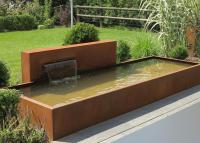 China Assemble Corten Steel Water Feature Spouts for Public Decoration - Custom Sizes Available with 30-Day Delivery for sale