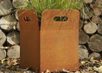 China Custom Corten Steel Planter Box - Weather Resistant Garden Planters with 25-Day Delivery & 20 PC MOQ for sale