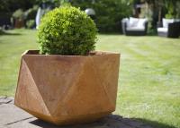 China Corten Steel Planter 60-100cm Height Custom Sizes for Outdoor Garden & Public Space Decoration for sale