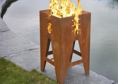 China Customizable Corten Steel Outdoor Fire Pit Barbecue - 80cm to 120cm Sizes Available with 80+ Year Lifespan for sale