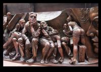 China Vivid High Relief Bronze Sculpture Figure - European Style Public Art with Customized Size Options and 30-Day Delivery for sale