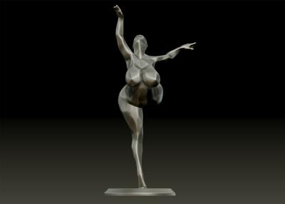 China Contemporary Bronze Ballerina Sculpture 200cm Antique Finish Garden Art for sale