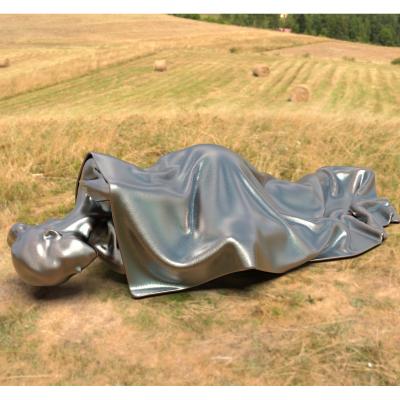 China Bronze Antique Lying Woman Sculpture 200cm Garden Decoration for sale