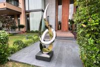 China Contemporary Stainless Steel Abstract Art Sculpture 