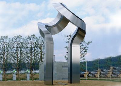 China Modern Large Stainless Steel Sculpture 280cm Outdoor Art Decoration for sale