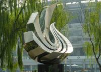 China Large Polished Stainless Steel 316 Outdoor Garden Bird Sculpture Custom Size for sale