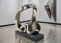 China Modern Stainless Steel Abstract Metal Art Sculpture Custom Welding Outdoor Garden Decoration Polished Finish for sale