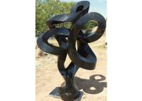 China Anti Corrosion Stainless Steel Abstract Sculpture Outdoor Decoration H160cm Painted for sale
