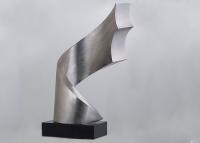 China Modern Stainless Steel Art Sculpture Decoration Custom Size Indoor Metal Decor for sale