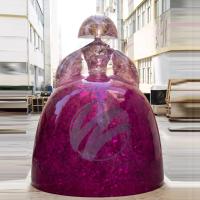 China Luxury Transparent Resin Art Sculpture 117cm Modern Home Office Decor Inspired by Manolo Valdes for sale