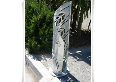 China Polished Abstract Stainless Steel Sculpture 100cm Custom Size for Interior Outdoor Decoration for sale