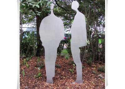 China Polished Abstract Stainless Steel Sculpture 100cm Height Customizable Garden Art for sale