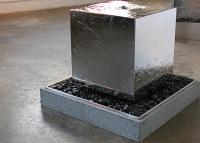 China Rectangle Swimming Pool Water Feature Stainless Steel Outdoor Fountain 100cm 150cm Custom Sizes for sale