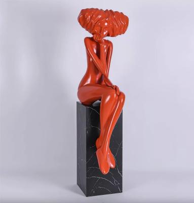 China Custom Life Size Fiberglass Animal Sculpture Forging Casting Corrosion Stable Indoor Outdoor Decoration for sale