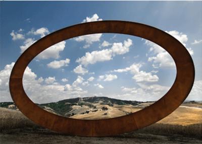 China Outdoor Corten Garden Sculpture Decoration Forging And Casting Technique for sale