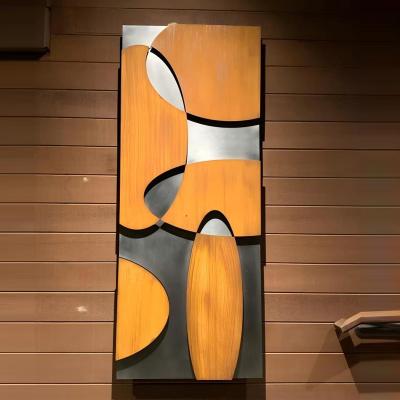 China The Geometric Muse | Artist-Designed Metal Wall Sculpture for sale