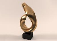 China Indoor Decorative Modern Bronze Sculpture Artists Corrosion Stability Forging Technique for sale