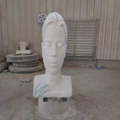 China Custom Outdoor Decoration Marble Stone Figure Sculpture for sale