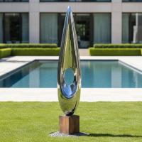 China Monumental Kinetic Stainless Steel Sculpture 300cm H 316L Marine Grade Custom Size for sale