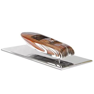 China Custom Stainless Steel Metal Sculpture 80cm 120cm Mirror Polished Marine Grade 316 for sale