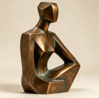 China Custom Bronze Copper Sculpture Statue Outdoor Steel Garden Landscaping 1-2m Height for sale