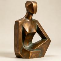China Custom Bronze Copper Sculpture Statue Outdoor Steel Garden Landscaping 1-2m Height for sale