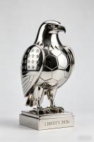 China Custom Stainless Steel Bald Eagle Trophy Sculpture 304 316 10cm 3m for sale