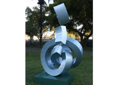 China Outdoor Decorative Stainless Steel Sculpture Modern Art Custom Size Matt Finish for sale