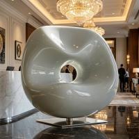 China Modern Abstract Stainless Steel Sculpture 304 316L Custom Color Metal Art for Indoor Outdoor Decor for sale