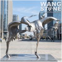 China The Echo of Horizon | Modern Abstract Stainless Steel Sculpture for Luxury Estates & Plazas for sale