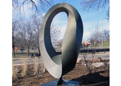 China Modern Decorative Large Garden Stainless Steel Landscape Sculpture Custom Size Painted Finish for sale