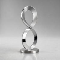China Custom Mirror Polished Stainless Steel Infinity Loop Sculpture for Decoration Luxury for sale