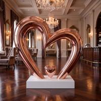 China A Masterpiece of Modern Stainless Steel Sculpture for Luxury Gardens and Interior Landmarks for sale